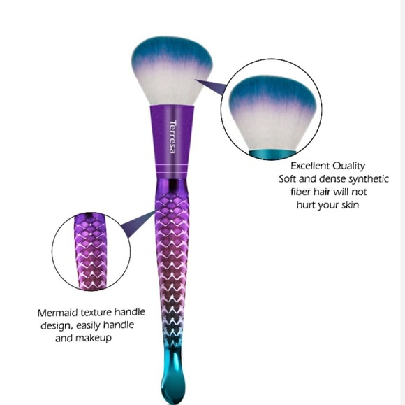 Makeup | 1pc Mermaid Makeup Brush Set | Poshmark